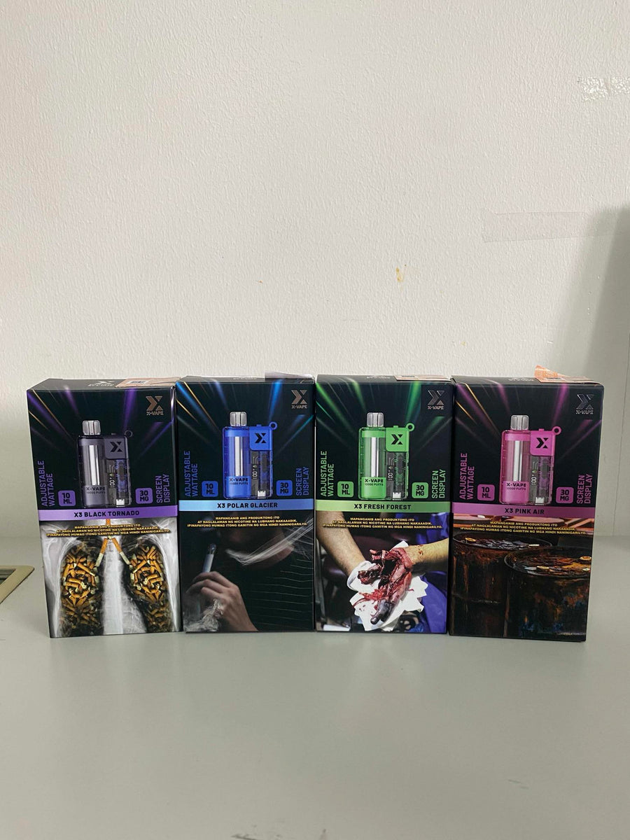 X-Vape X3 Series 10,000 Puffs Disposable Vape – Fuma Philippines