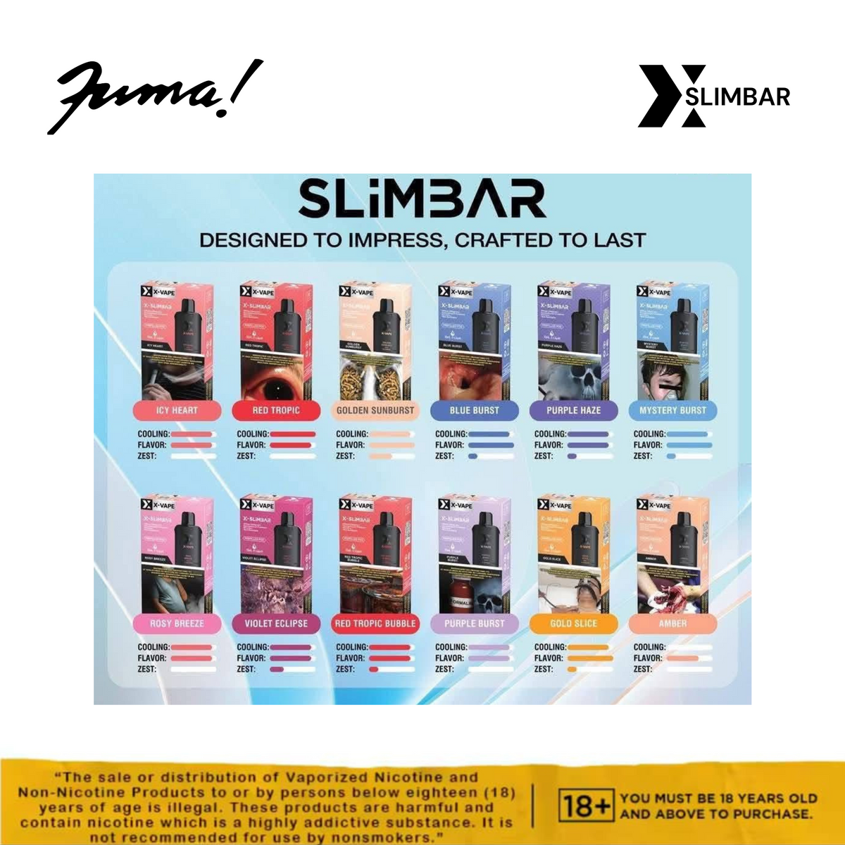 X-Slimbar Device and Pod (SOLD SEPARATELY) – Fuma Philippines